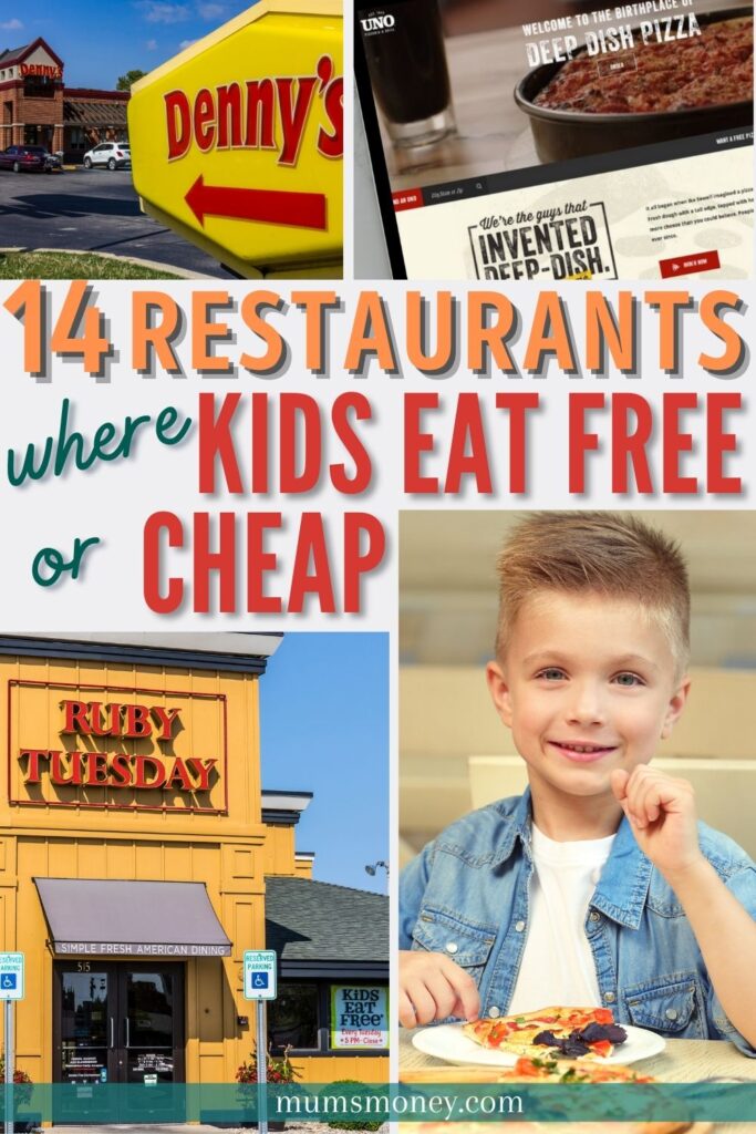 14 Restaurants Where Kids Eat Free or Cheap