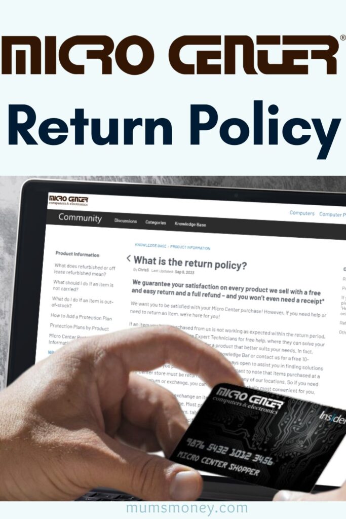 Micro Center Return Policy: What You Need to Know | mumsmoney.com